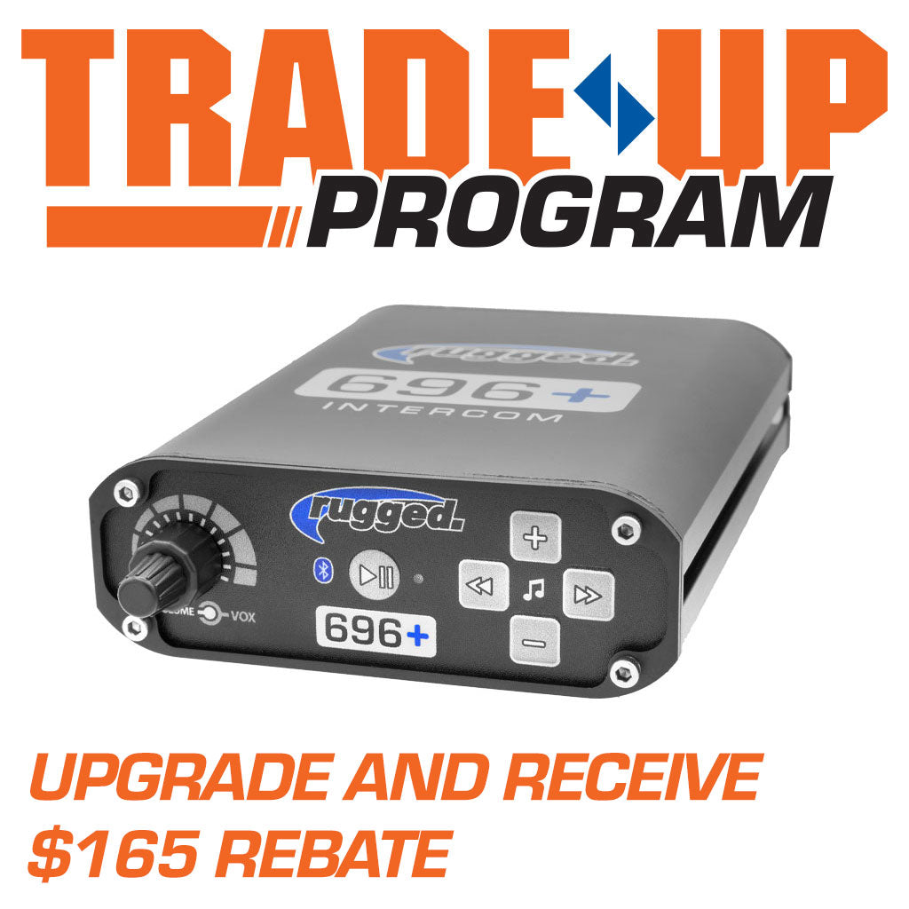 696 PLUS High Fidelity Bluetooth Intercom - TRADE UP PROGRAM – Rugged Radios