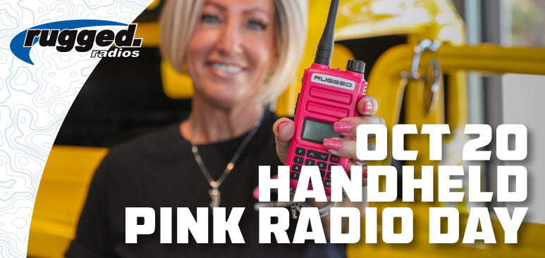Pink Handheld Radio Day – Rugged Radios