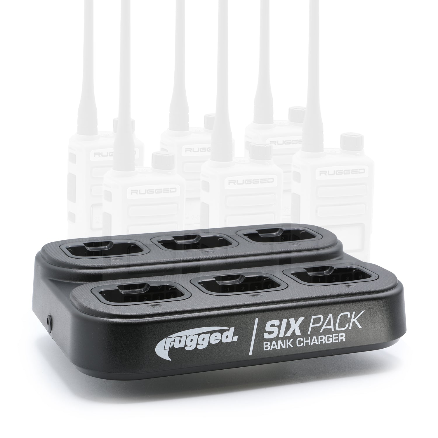 6-Pack Bank Charger for Handheld Radios – Rugged Radios