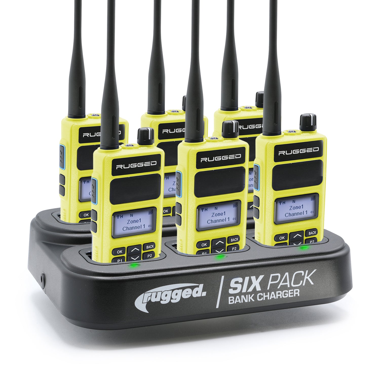 6 PACK - Choose Your Business Band Two Way Handheld Radio – Rugged Radios