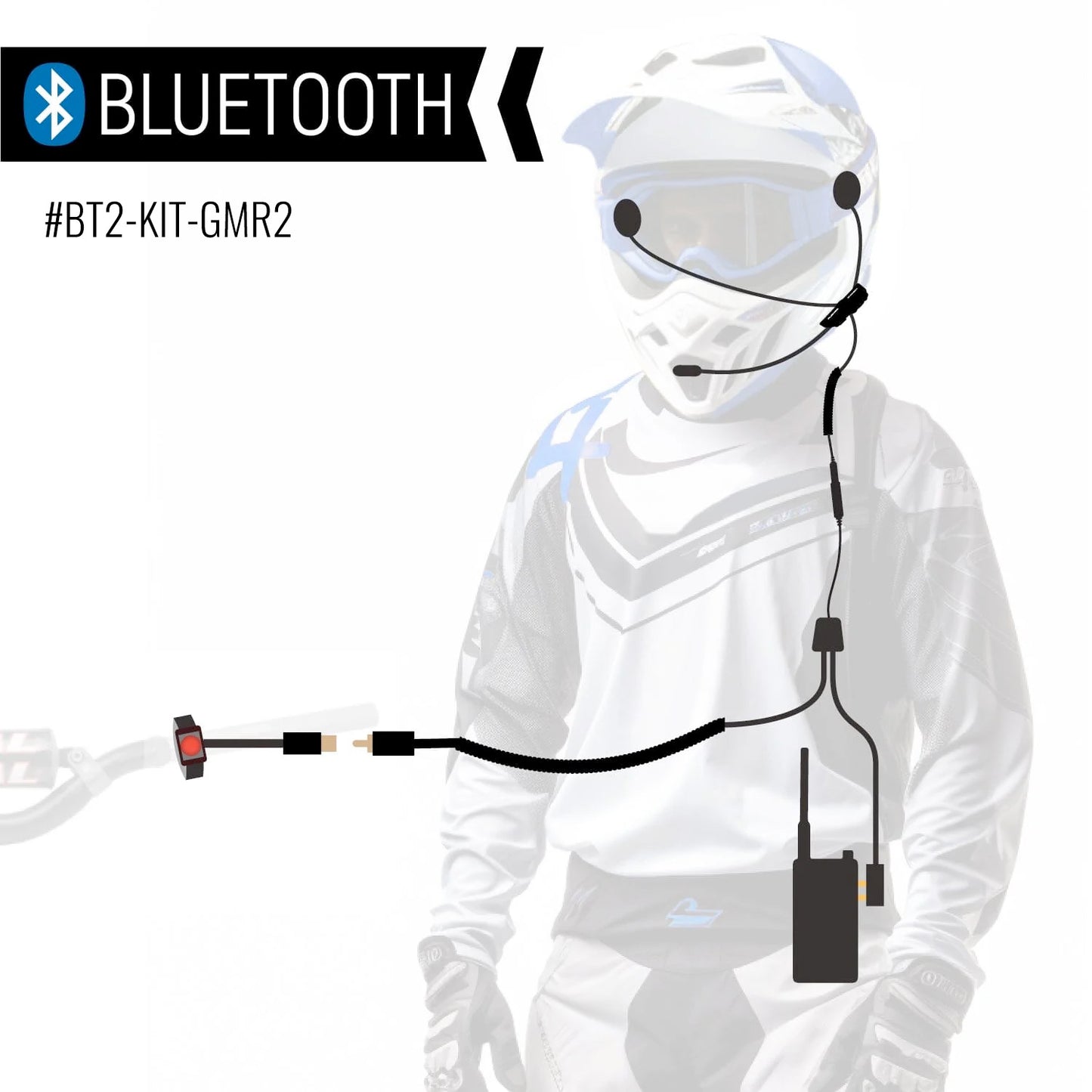 CONNECT BT2 Bluetooth Moto Kit with GMRS Radio – Rugged Radios