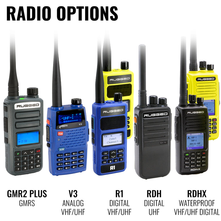 Motorcycle Two Way Radio Helmet Communication Kits – Rugged Radios