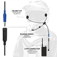 Motorcycle Two Way Radio Helmet Communication Kits – Rugged Radios