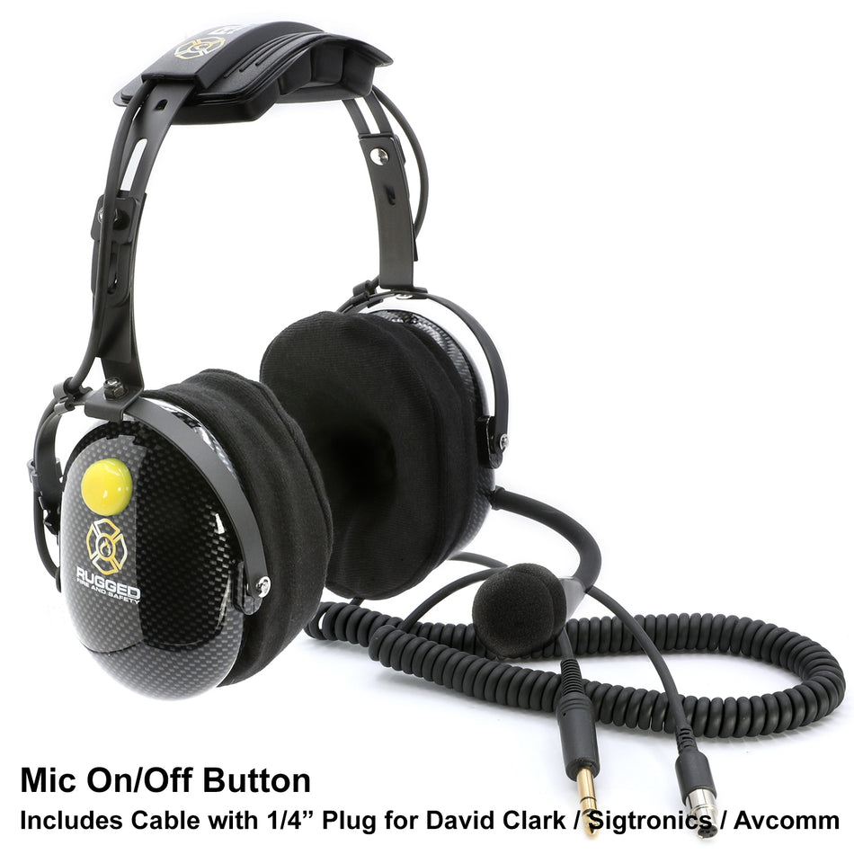 FHS Over-The-Head Fire Safety Industrial Headset – Rugged Radios