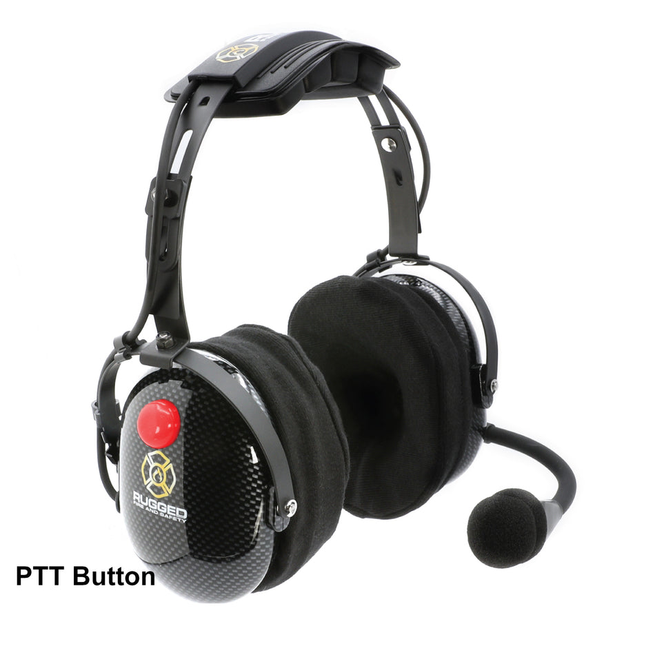 FHS Over-The-Head Fire Safety Industrial Headset – Rugged Radios