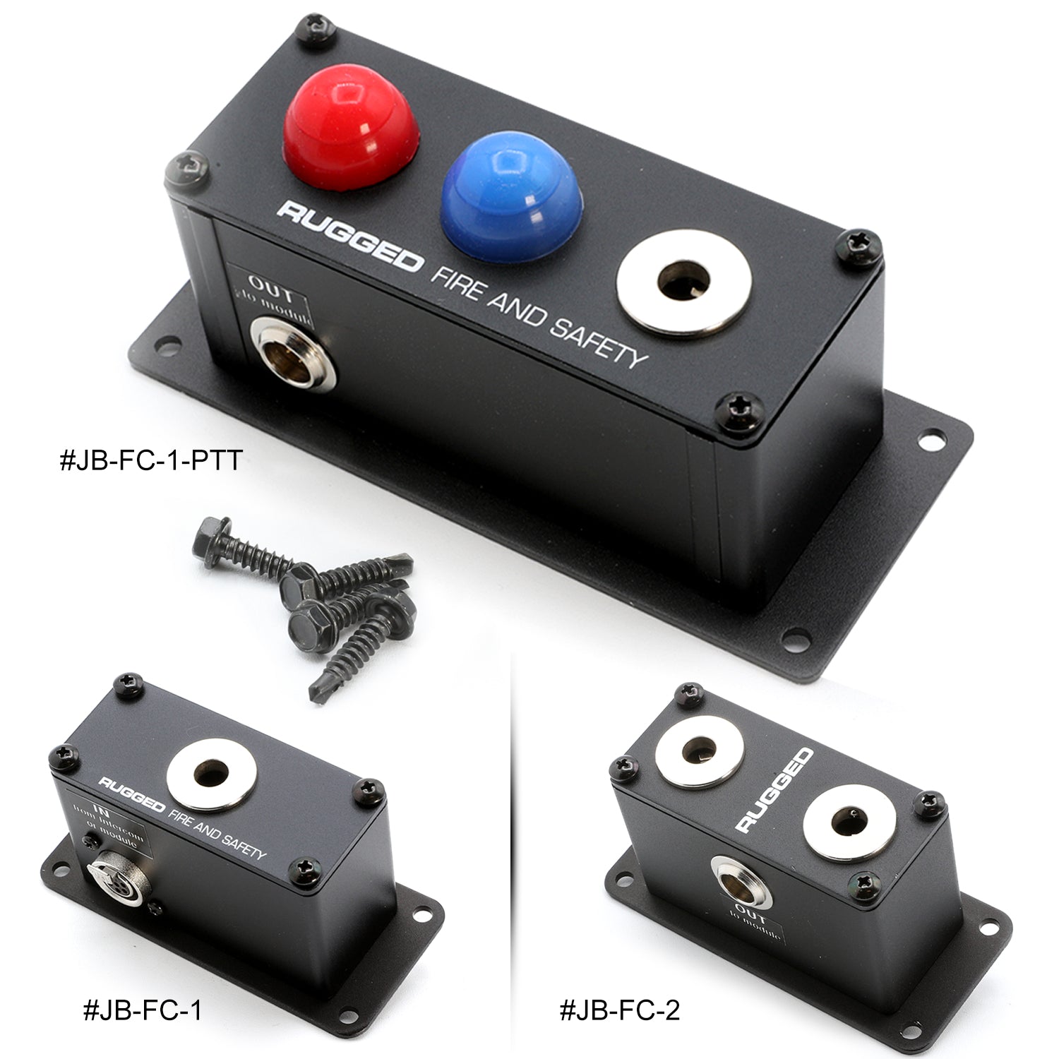 Jack Box Headset Stations for RRP800 Fire & Safety Intercoms – Rugged ...