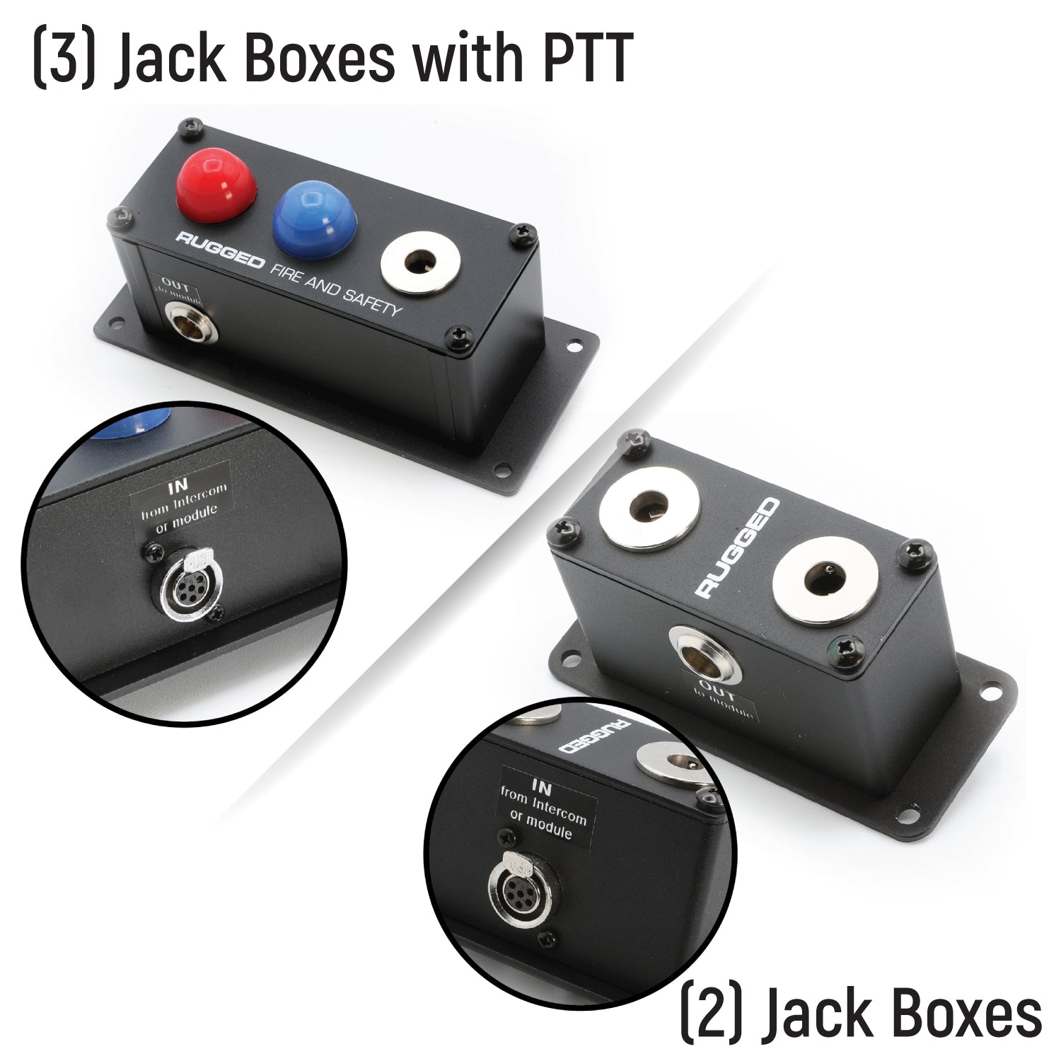 Fire and Safety 6-Person Dual Radio and Pump Panel Intercom Kit ...