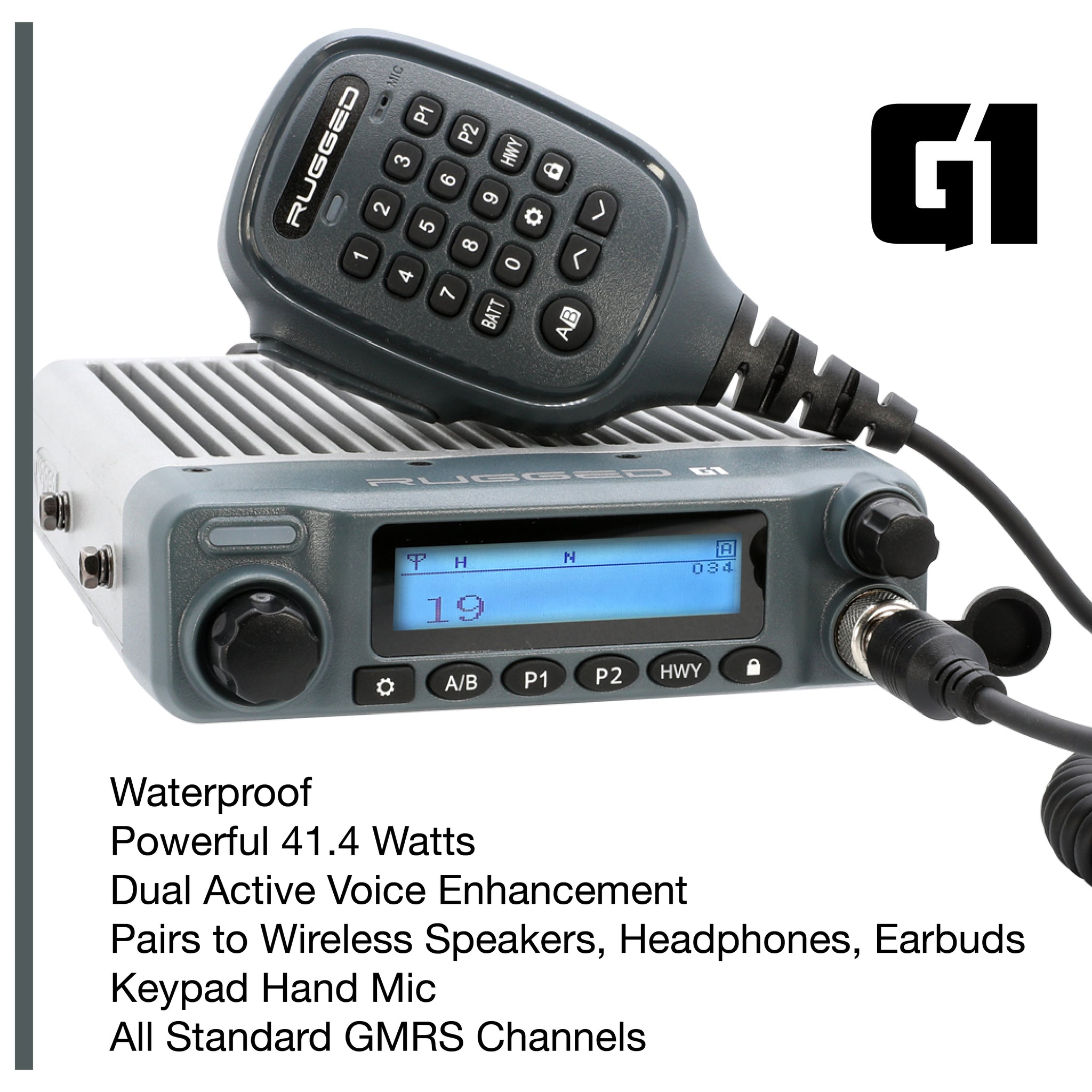 Ford Bronco Two-Way GMRS Mobile Radio Kit – Rugged Radios