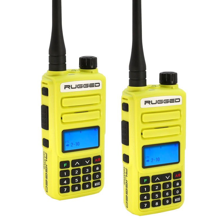 2 Pack - Rugged GMR2 PLUS - GMRS and FRS Two Way Handheld Radios ...