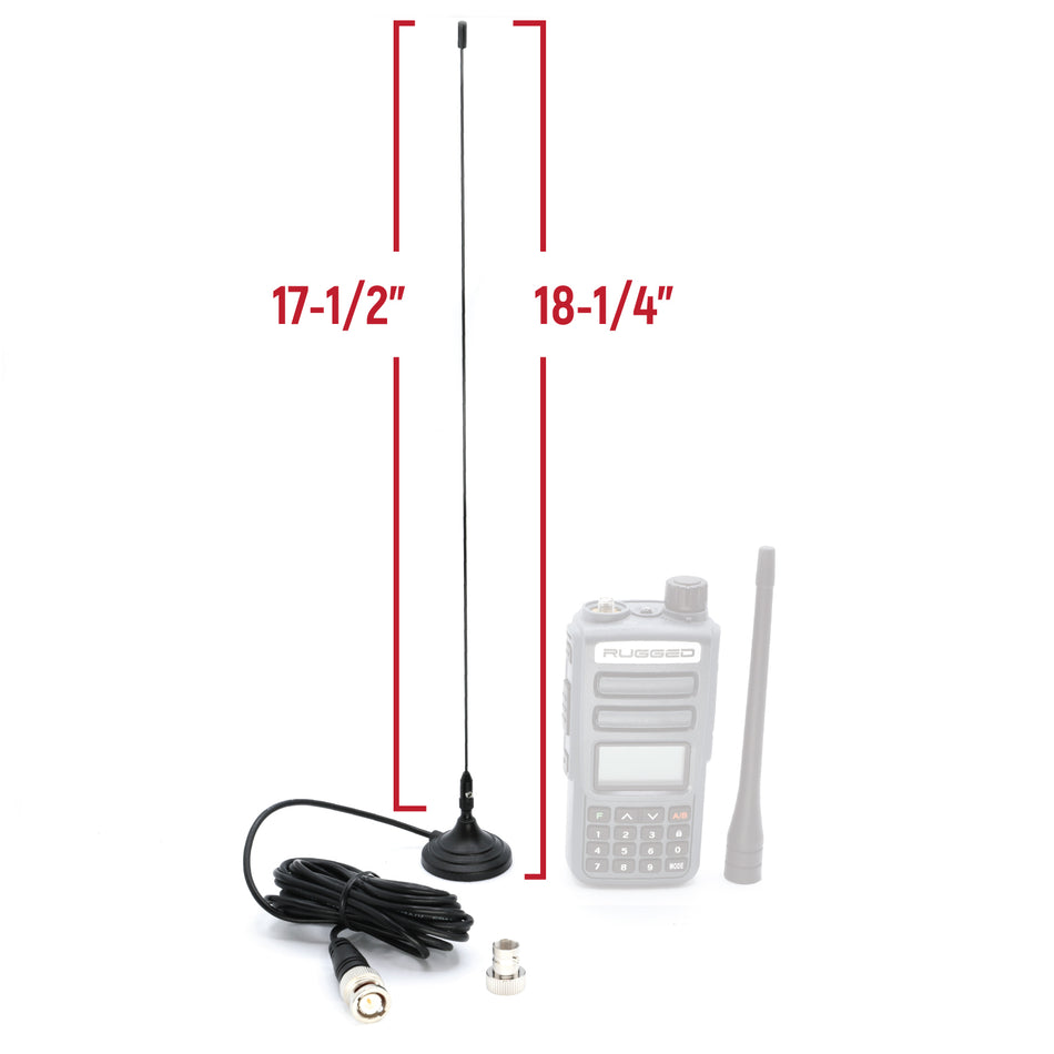 Magnetic Mount Antenna for Rugged GMR2 PLUS Handheld Radios – Rugged Radios