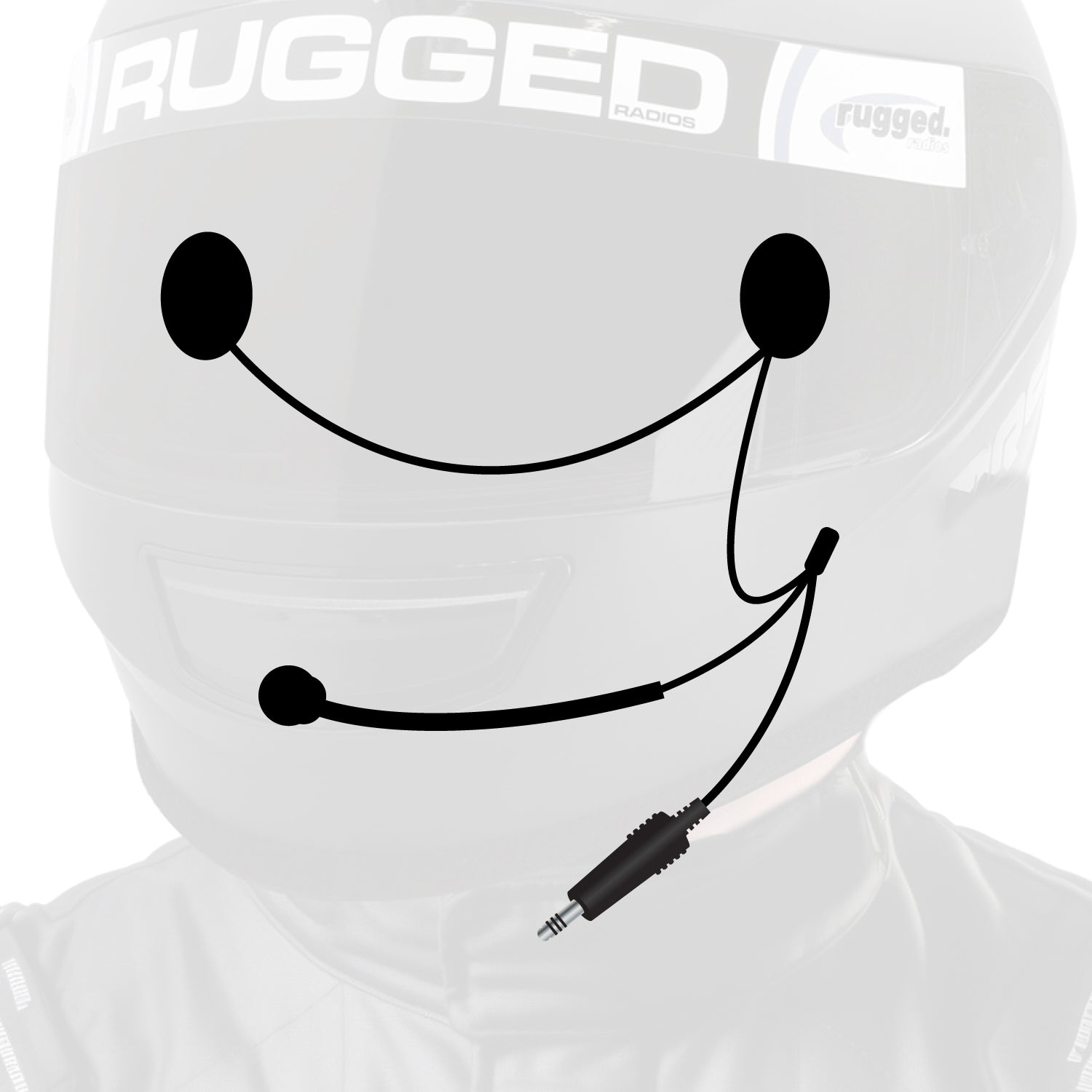 4C IMSA Wired Helmet Kit with Speakers and Mic – Rugged Radios