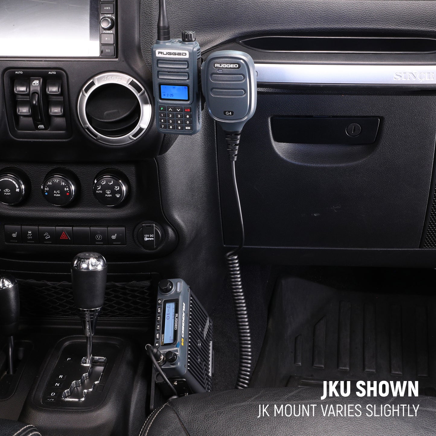 ULTIMATE GMRS Mobile Radio Kit for Jeep Wrangler JK – Rugged Radios