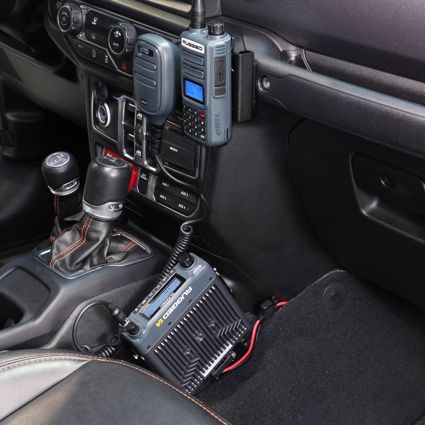 ULTIMATE GMRS Mobile Radio Kit for Jeep Wrangler JL and Gladiator JT ...