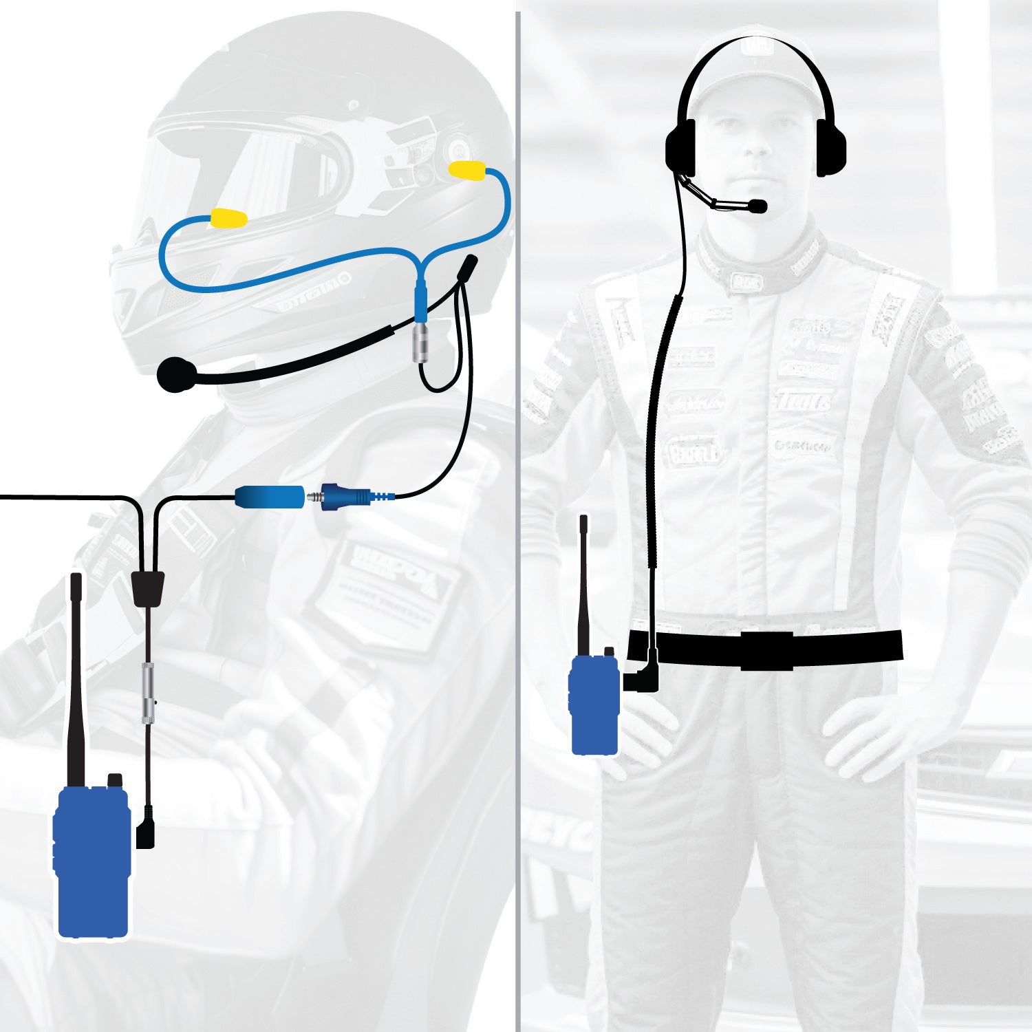 RUGGED Wired Driver and Crew Chief Racing Kit with R1 Radios – Rugged ...