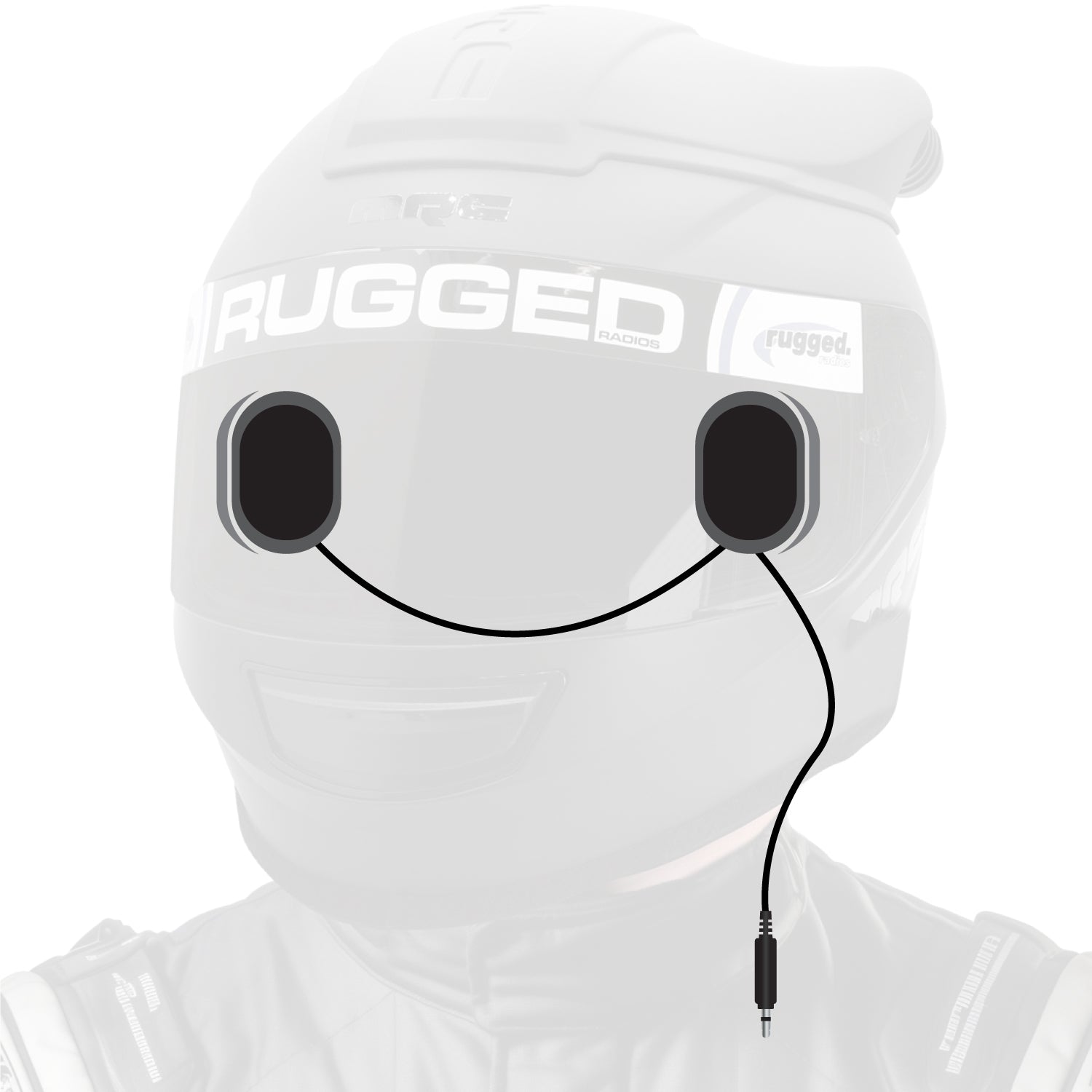 Alpha Audio Speaker Pods - Velcro Mounting and Gel Ear Pods - Stereo ...