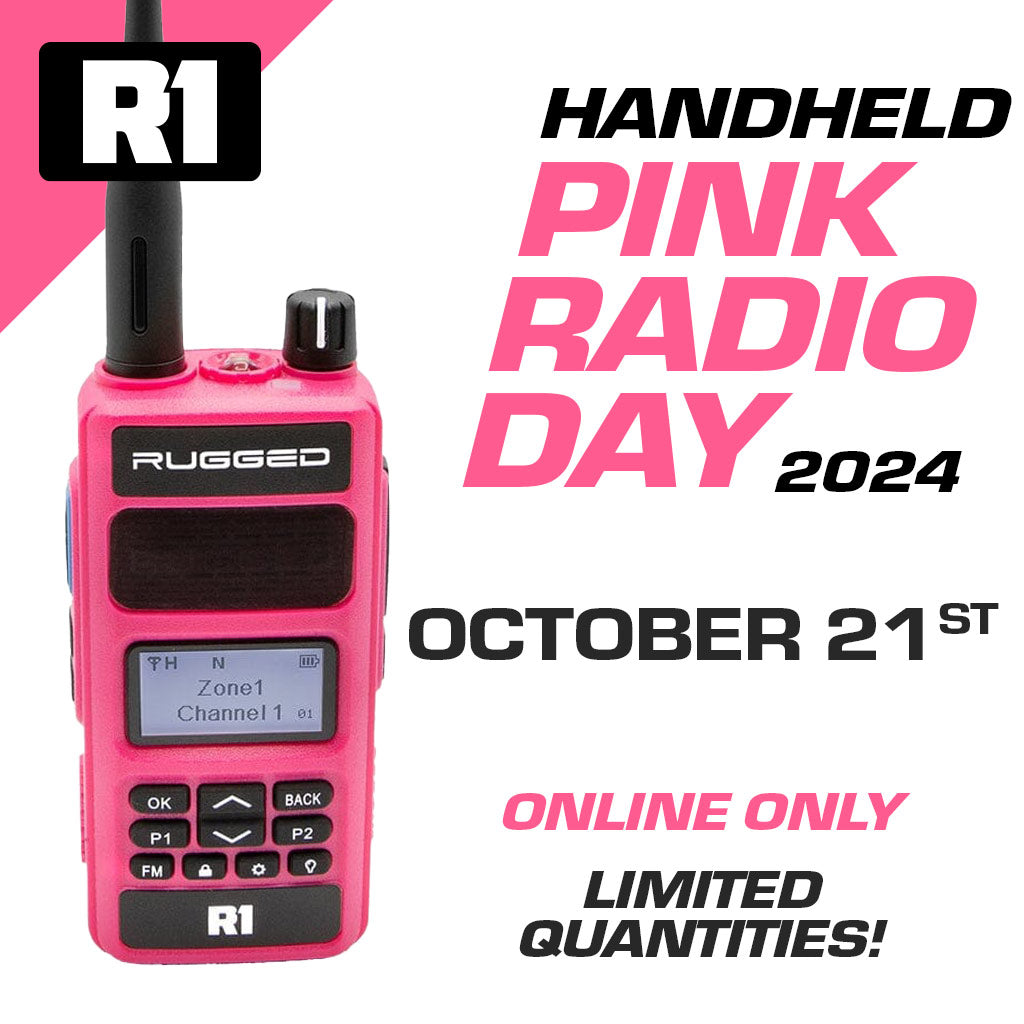Pink Rugged R1 Business Band Handheld - Digital and Analog – Rugged Radios