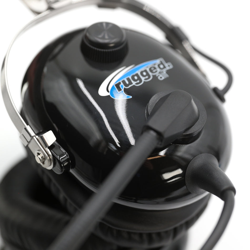 Rugged Air RA950 ANR Stereo General Aviation Pilot Headset – Rugged Radios