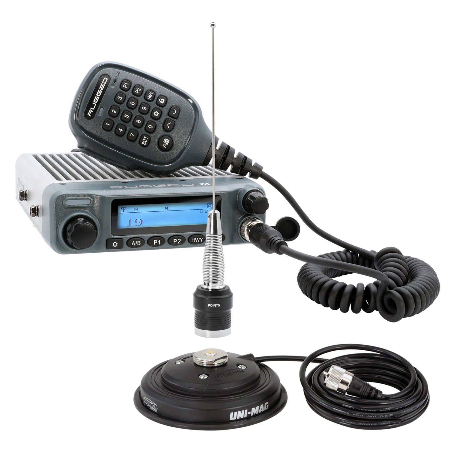 Radio Kit - G1 ADVENTURE SERIES Waterproof GMRS Mobile Radio with Ante ...