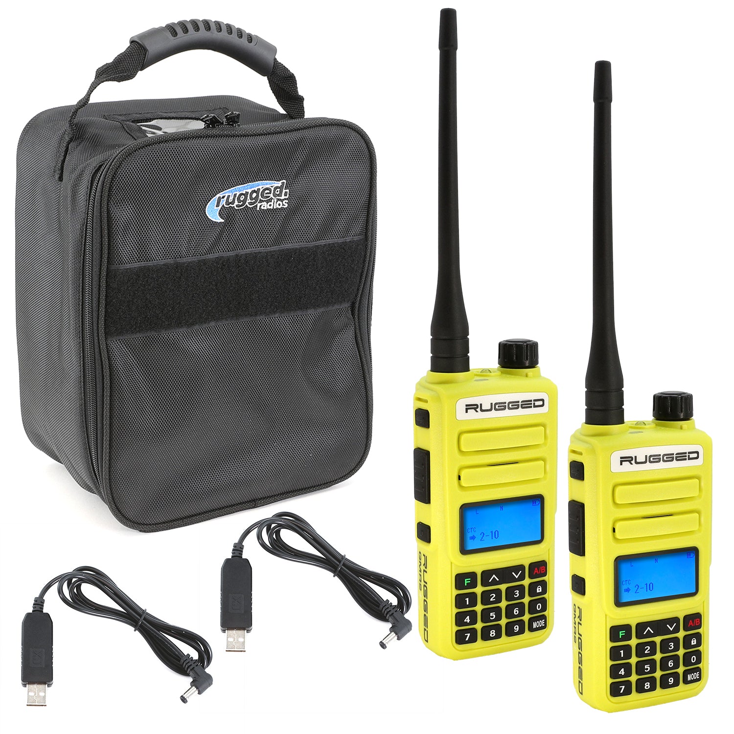 GO BAG - High Visibility GMR2 PLUS Emergency Radio Bundle – Rugged Radios