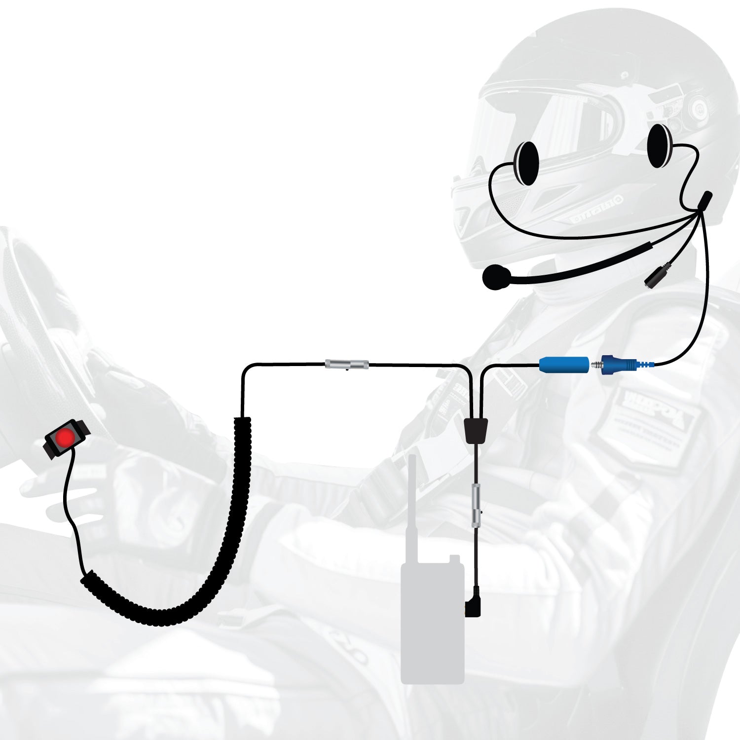 RUGGED Wired Driver Only Communication Kit without Radio – Rugged Radios