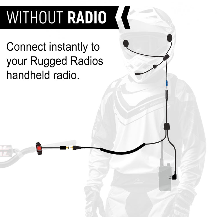 SUPER SPORT Complete Motorcycle Communication Kit with Lightweight SPO ...