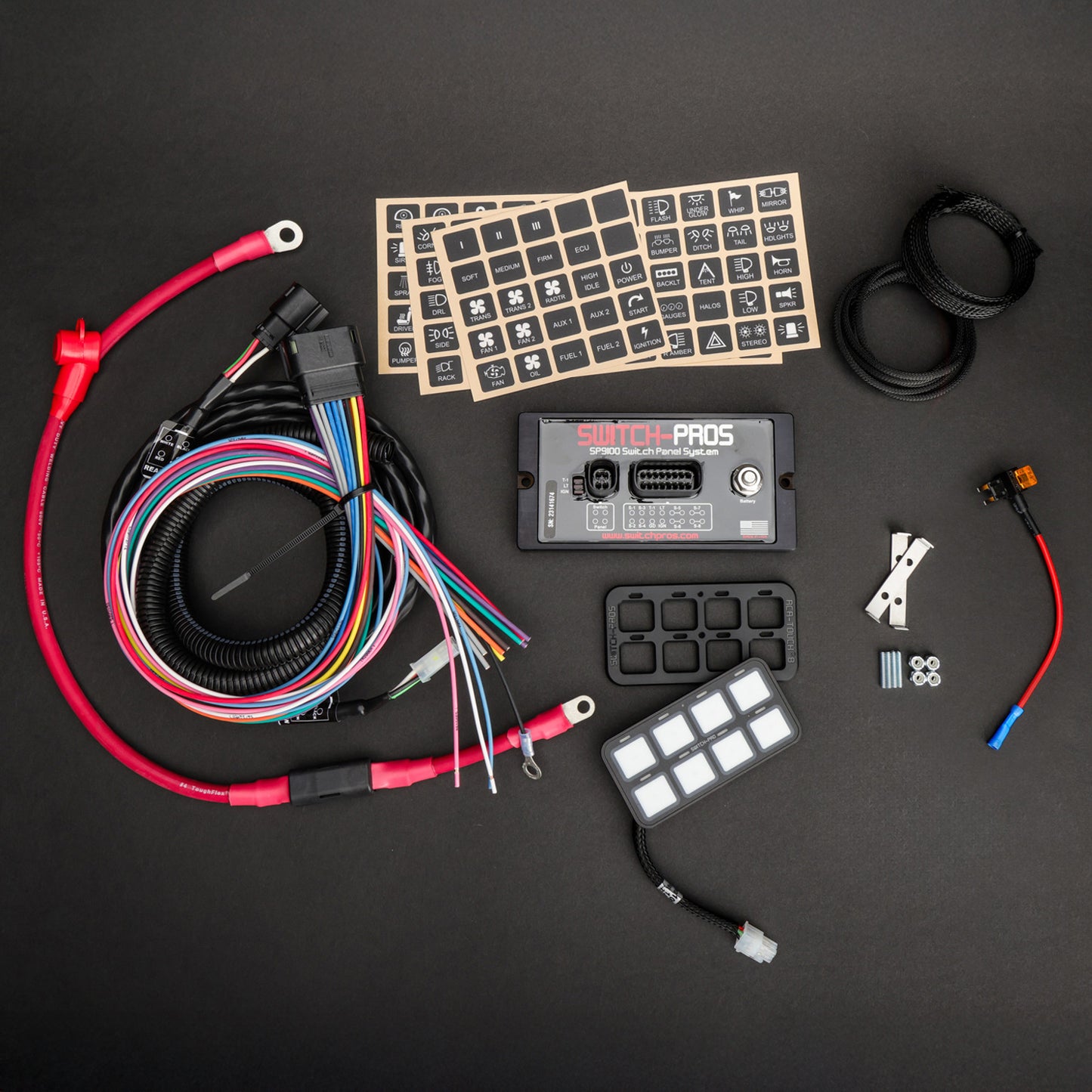 Switch-Pros - 8 Switch Panel Power System SP9100 – Rugged Radios