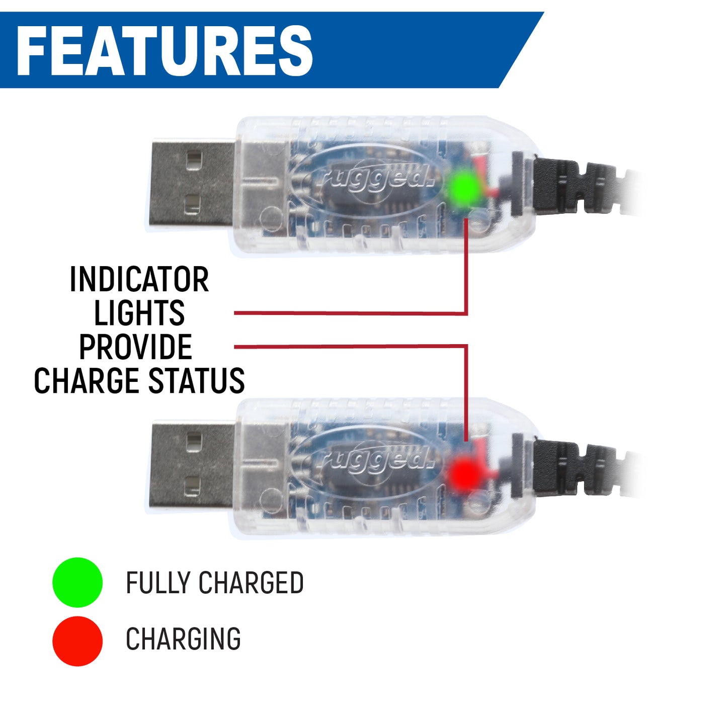USB Charging Cable for R1 - V3 - GMR2 and GMR2 PLUS Handheld Radios ...