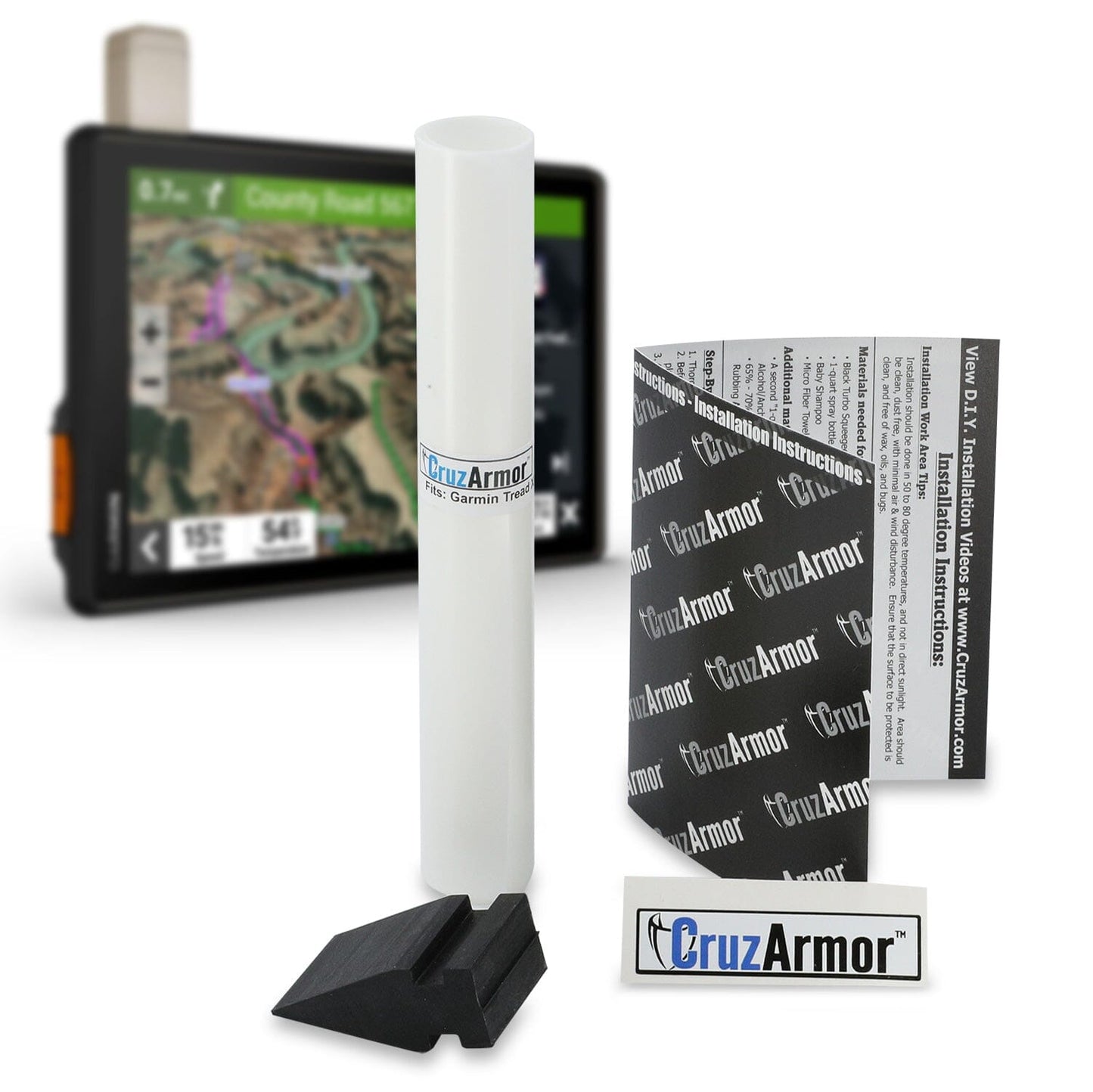 CRUZARMOR Garmin Overland GPS Screen Protector – Rugged Radios