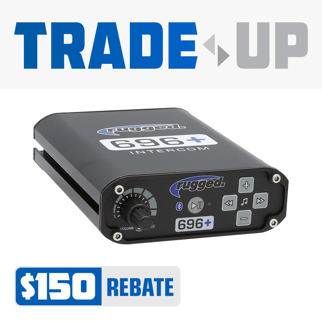 Trade Up to 696 PLUS Bluetooth Intercom – Rugged Radios
