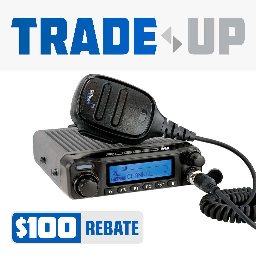 Trade Up to M1 Race Series Waterproof Mobile Radio – Rugged Radios
