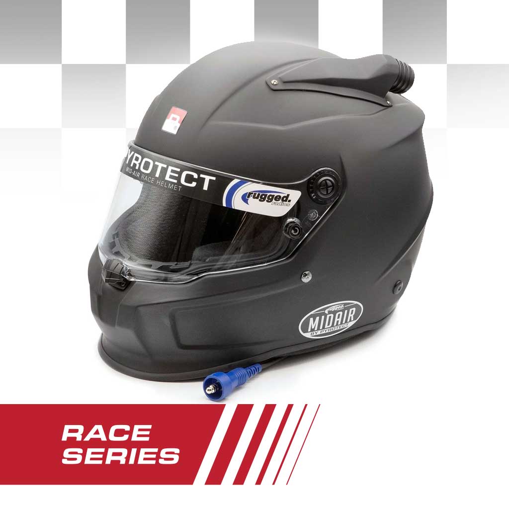 Pyrotect MIDAIR RACE Helmet Wired OFFROAD – Rugged Radios
