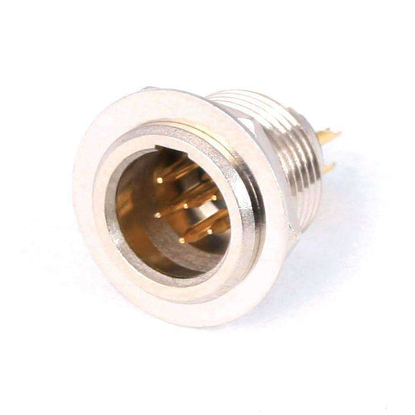 6-Pin Panel Mount Mini XLR Connector TB6M – Rugged Radios