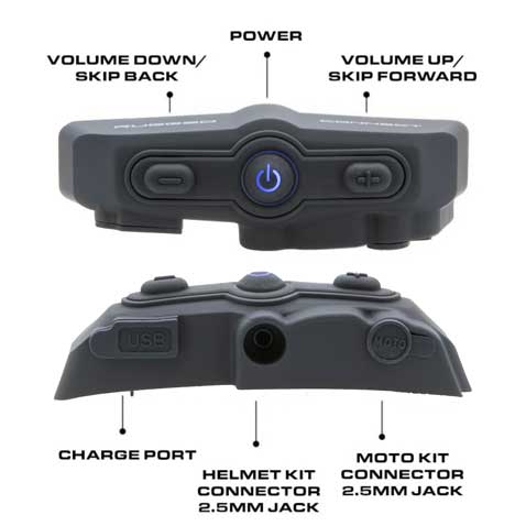 CONNECT BT2 Bluetooth Headset for Motorcycle Helmet – Rugged Radios