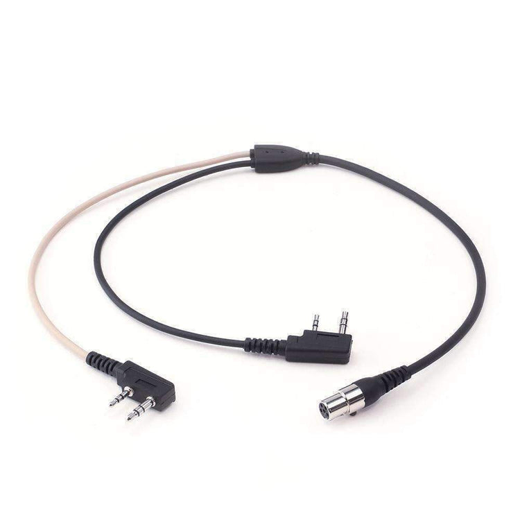 DUAL RADIO Splitter - Connect 2 Radios with 1 Listen Only and 1 Transm ...