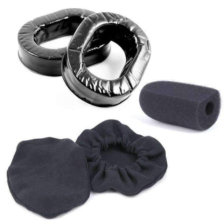 Gel Ear Seals Comfort Kit with Cloth Ear Covers & Mic Muff – Rugged Radios