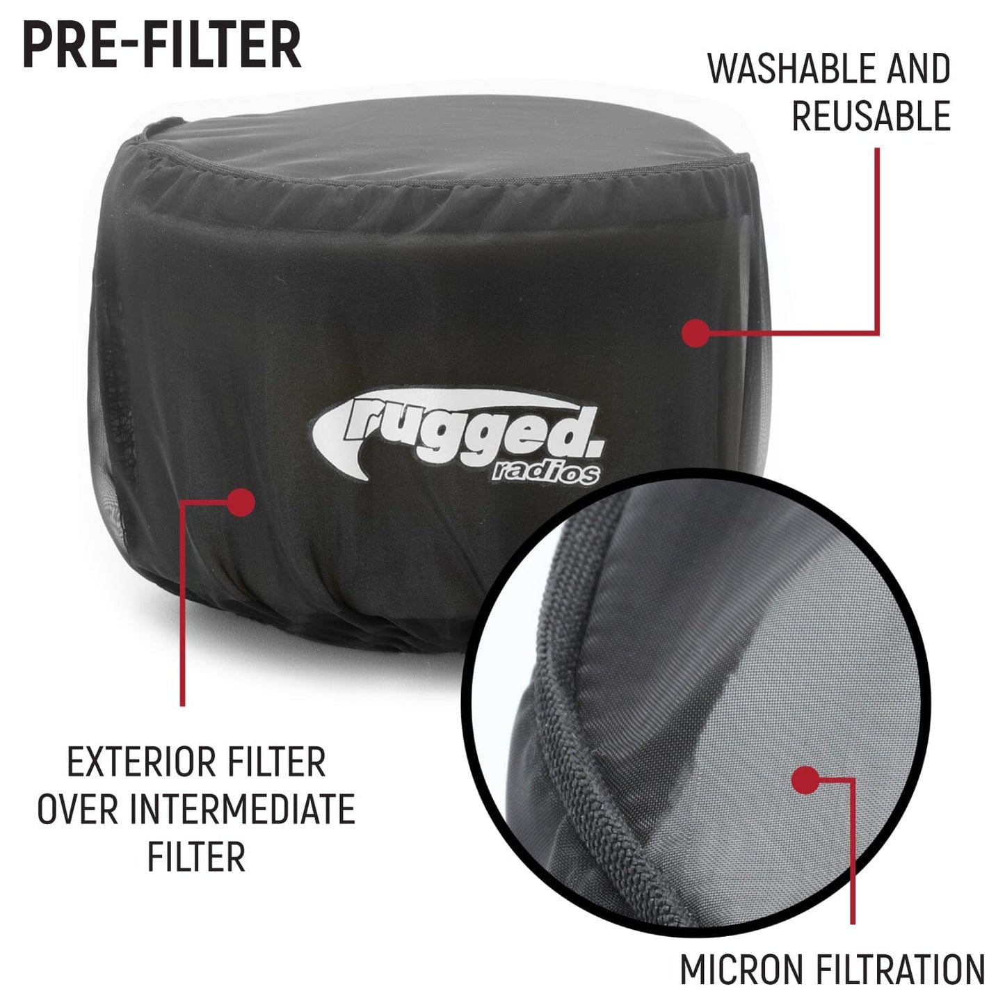 HIGH PERFORMANCE Filter Kit for MAC Air Helmet Pumper – Rugged Radios