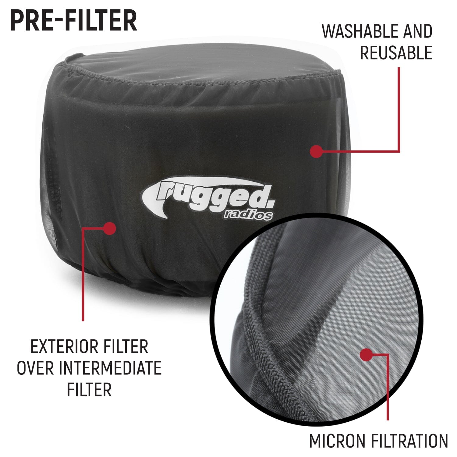 HIGH PERFORMANCE Filter Kit for MAC Air Helmet Pumper – Rugged Radios