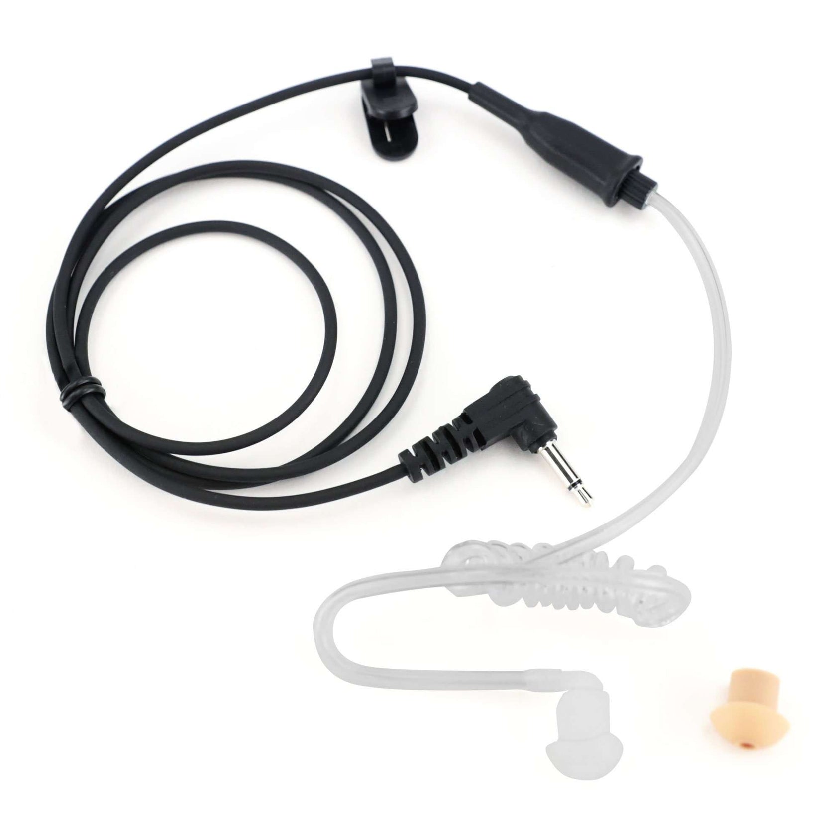 Listen-Only Acoustic Ear Piece Tube with 3.5mm plug – Rugged Radios