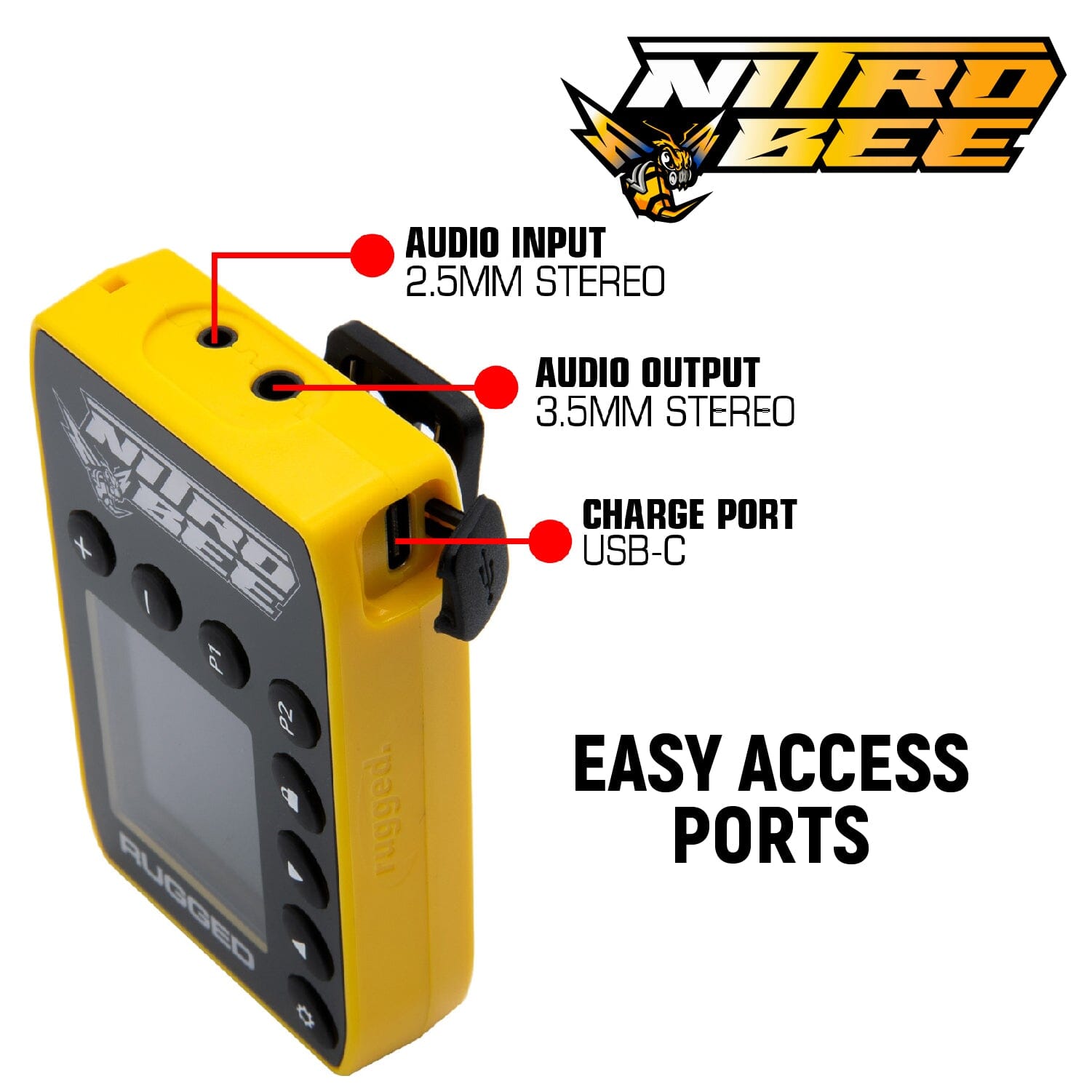 Nitro Bee Xtreme UHF Race Receiver – Rugged Radios