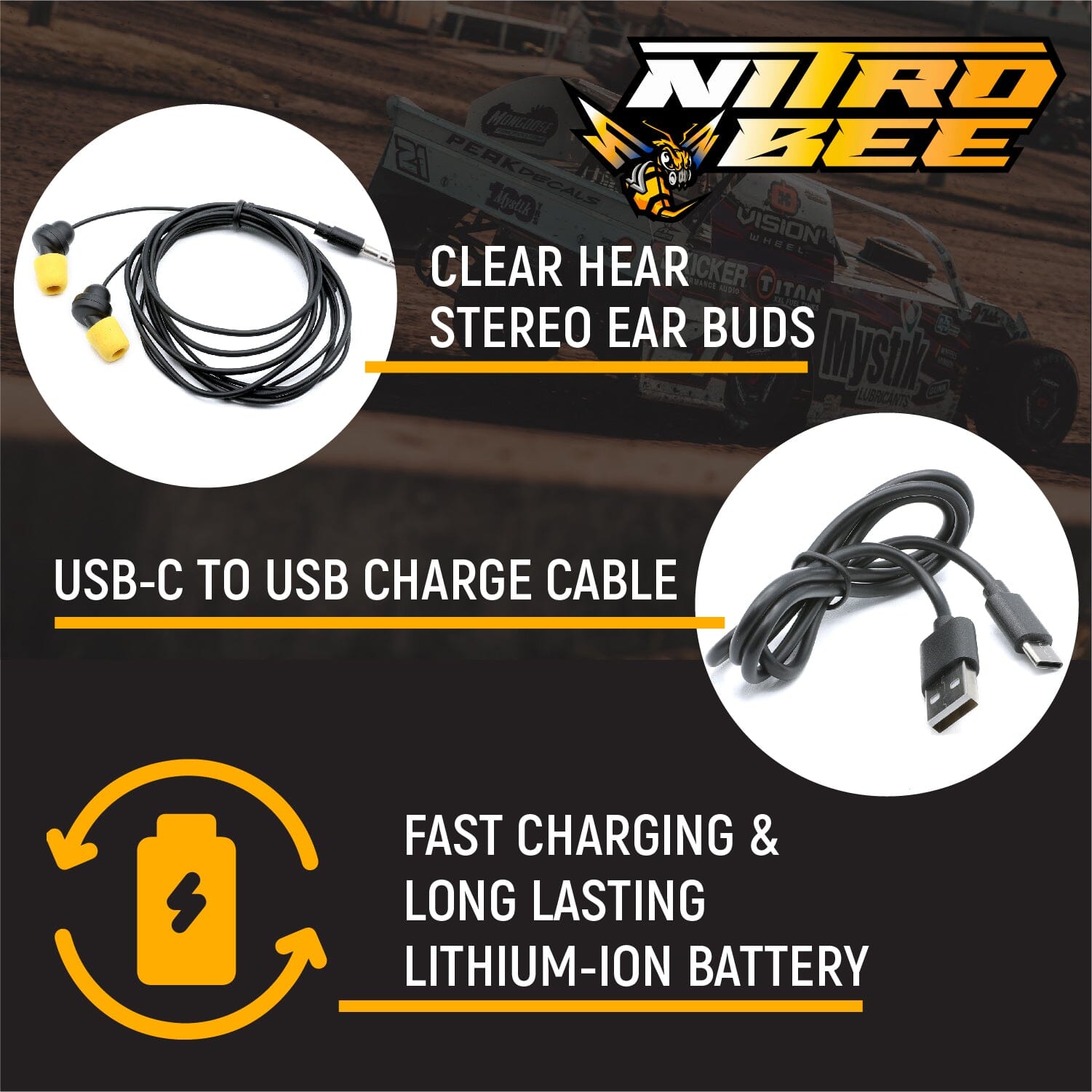 Nitro Bee Xtreme UHF Race Receiver – Rugged Radios