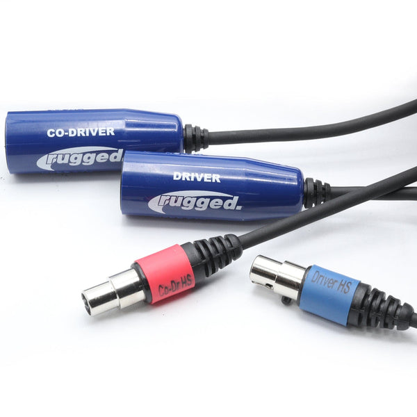 OFFROAD Driver and Co-Driver Intercom Cable Bundle – Rugged Radios