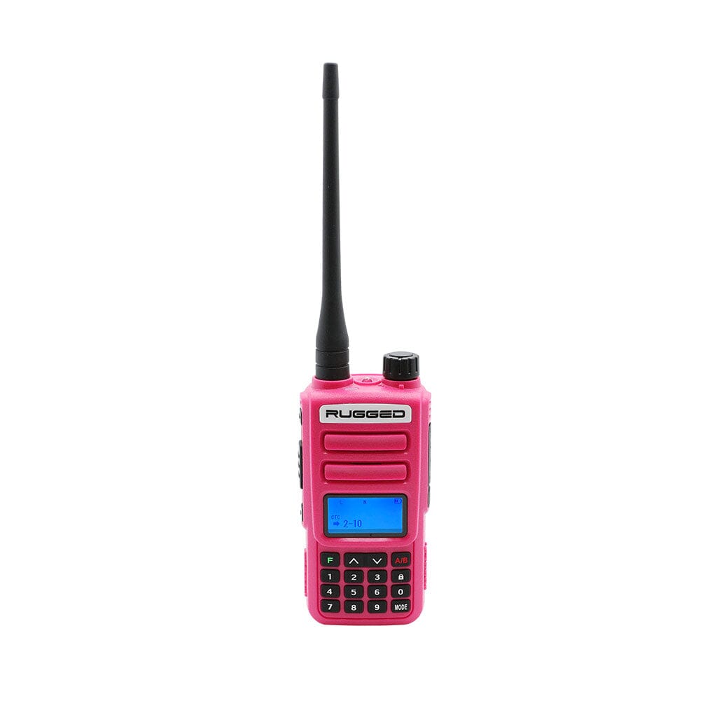 Pink Rugged GMR2 PLUS - GMRS/FRS Handheld Radio – Rugged Radios