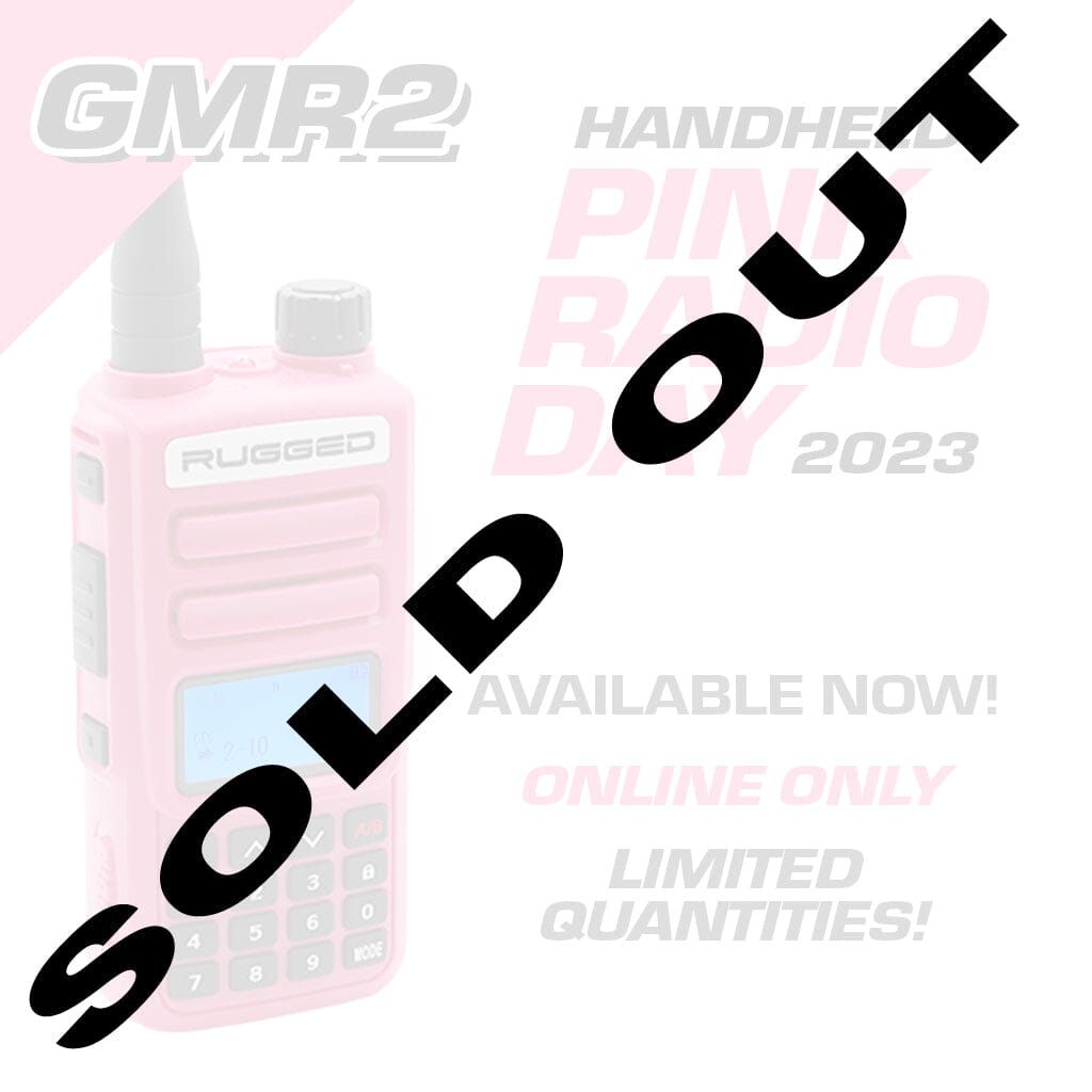 Pink Rugged GMR2 PLUS - GMRS/FRS Handheld Radio – Rugged Radios