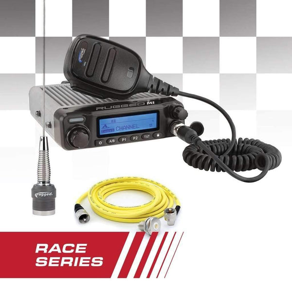 Race Radio Kit - Rugged M1 RACE SERIES Waterproof Mobile with Antenna ...