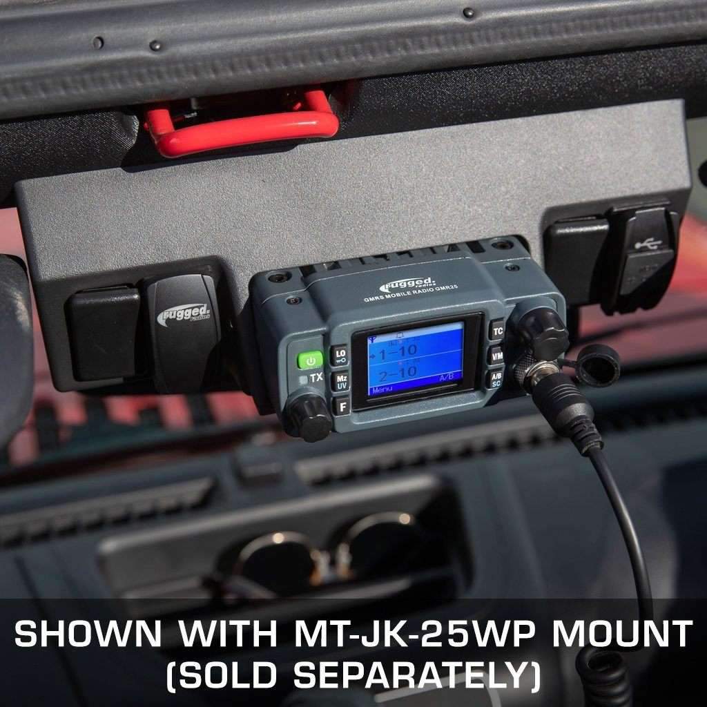Radio Kit Lite - GMR25 Waterproof GMRS Mobile Radio with Stealth Anten ...