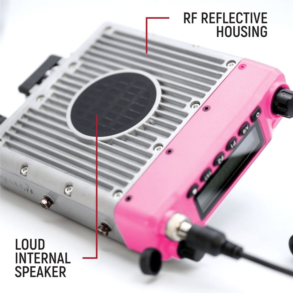 Radio Kit - Pink Rugged G1 ADVENTURE SERIES Waterproof GMRS Mobile Rad ...