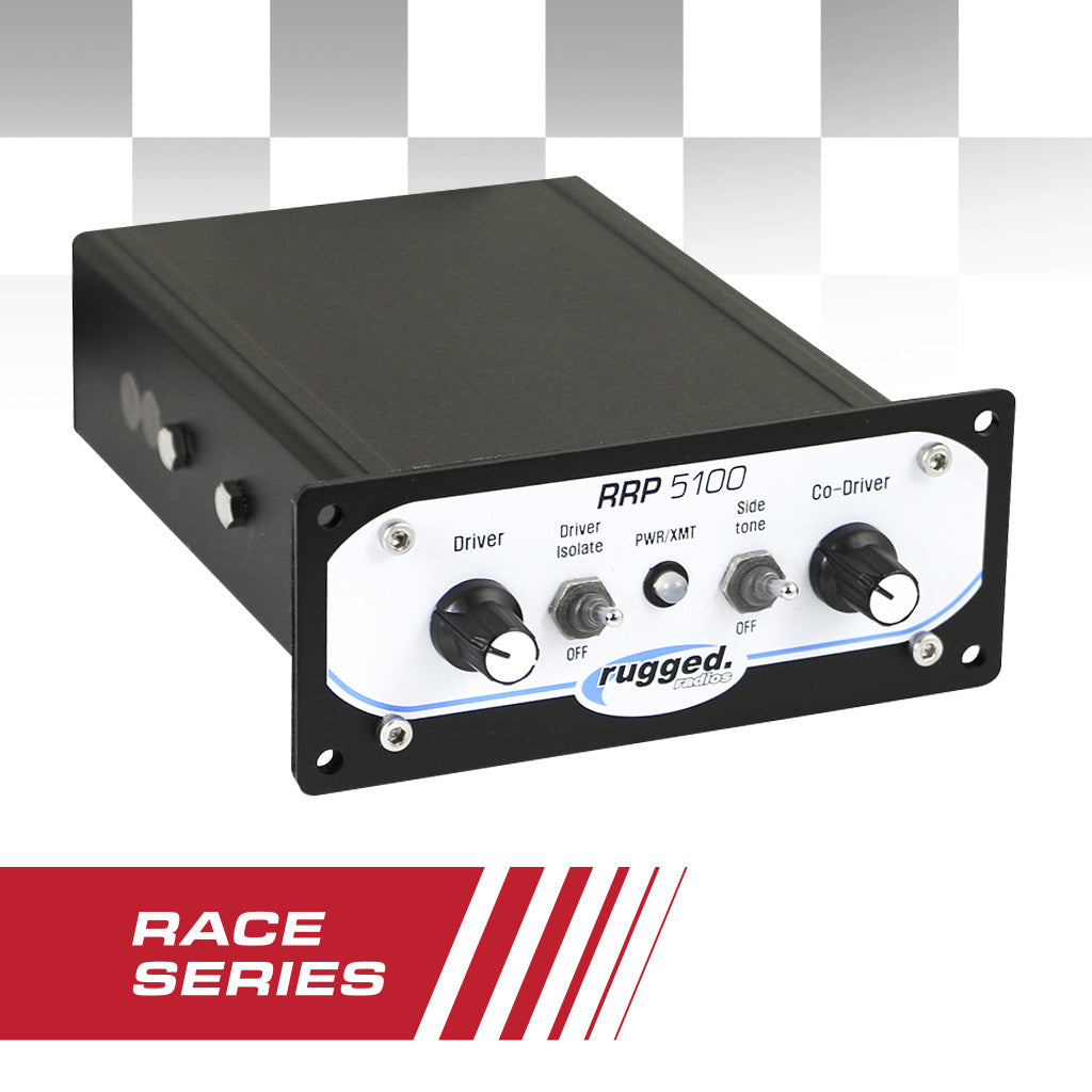 RRP5100 PRO Race Series Panel Mount 2 Person Intercom – Rugged Radios
