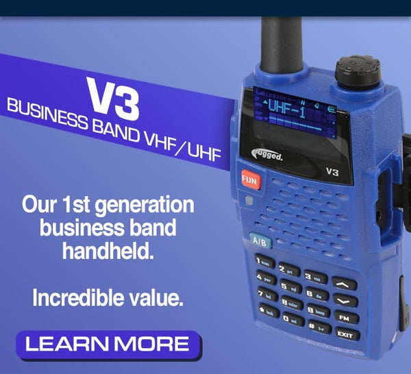 V3 Handheld Radio - Dual Band VHF / UHF Analog Radio – Rugged Radios