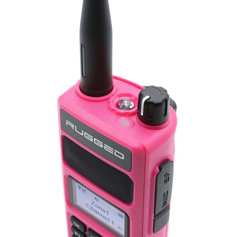 PINK - Rugged R1 - Business Band Two Way Handheld Radio - Digital and ...