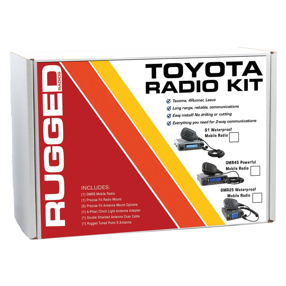 Toyota Two Way Radio Communication Kits and Antenna Mounts – Rugged Radios